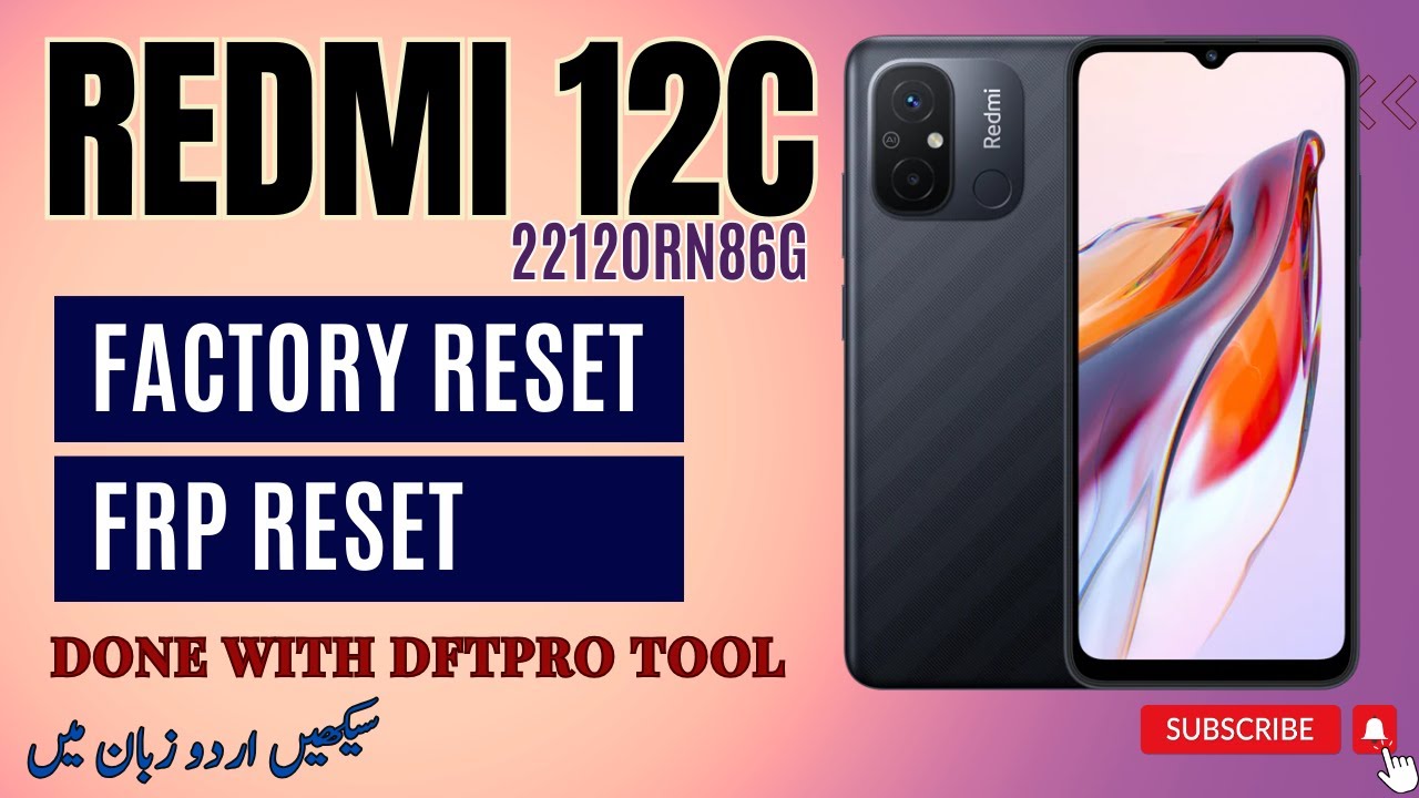 2024 - Redmi 12c frp Bypass / Unlock / Factory Reset / Redmi Frp Bypass ...