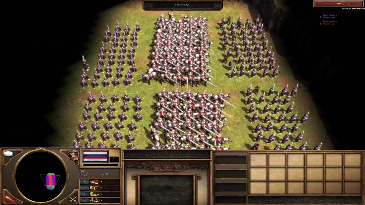 Age of Empires 3 - 200 Samurai Vs 100 Elmeti 4K - YouTube