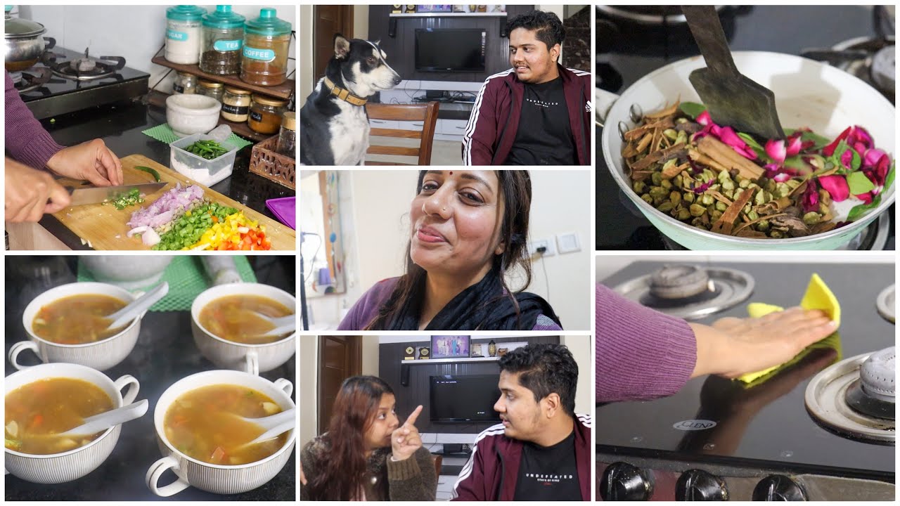 Winter Evening to Night Routine||Special Winter Tea Masala||Cooking ...