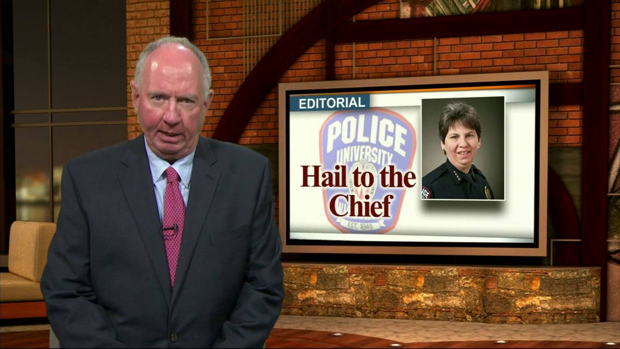 Hail to the retiring chief, Sue Riseling - YouTube