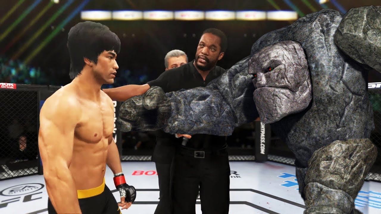 PS5 | Bruce Lee vs. Stone Golem (EA Sports UFC 4) - YouTube