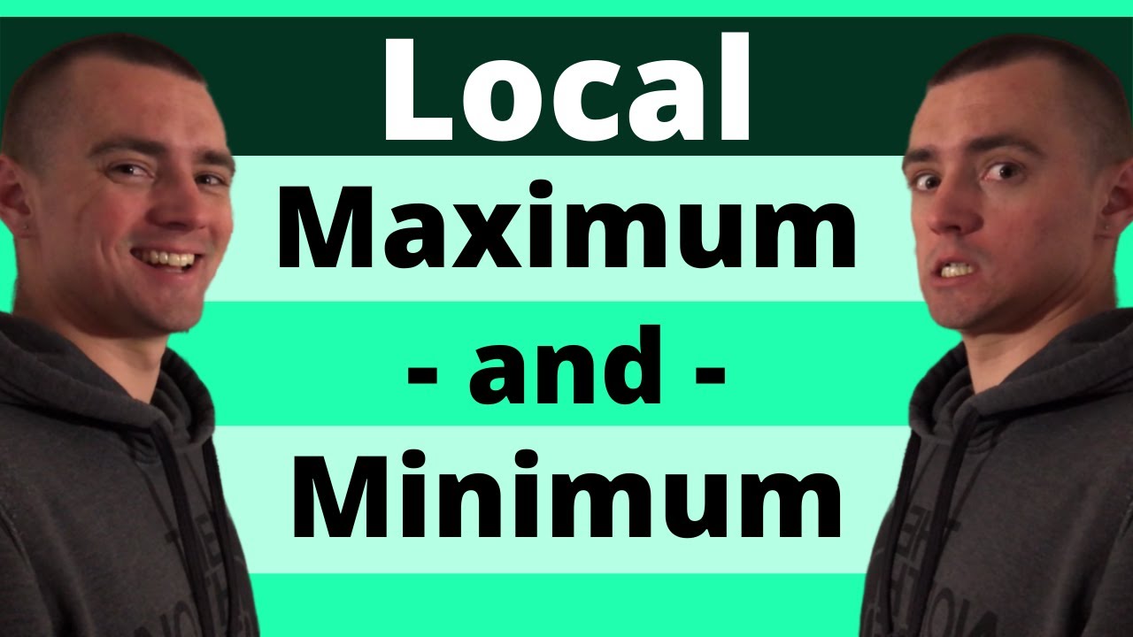 HOW TO FIND LOCAL MAXIMUM AND MINIMUM - Apply the first derivative test ...