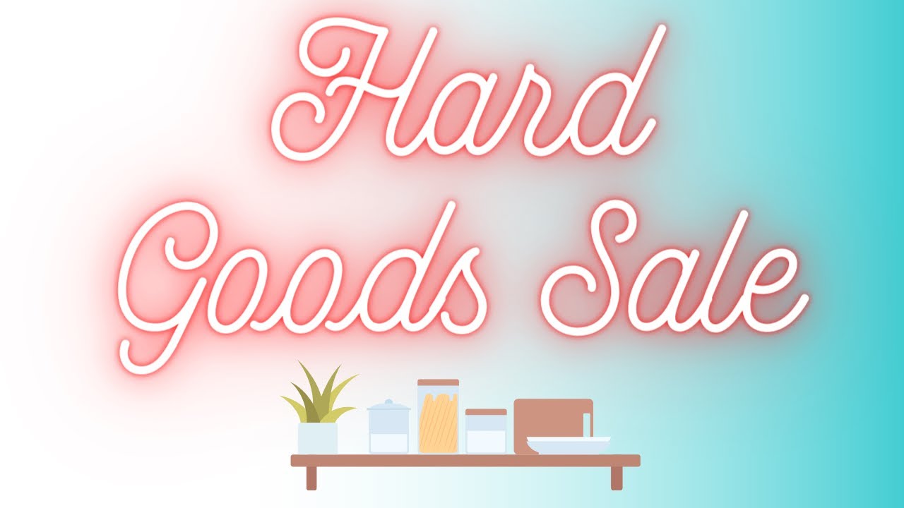HARD GOODS SALE-CLRARANCE AND NEW TO YOU - YouTube