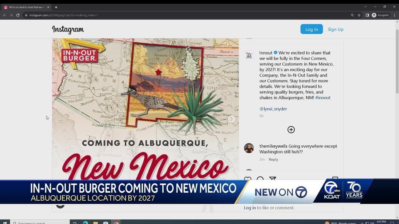 In-N-Out Burger officially coming to New Mexico - YouTube