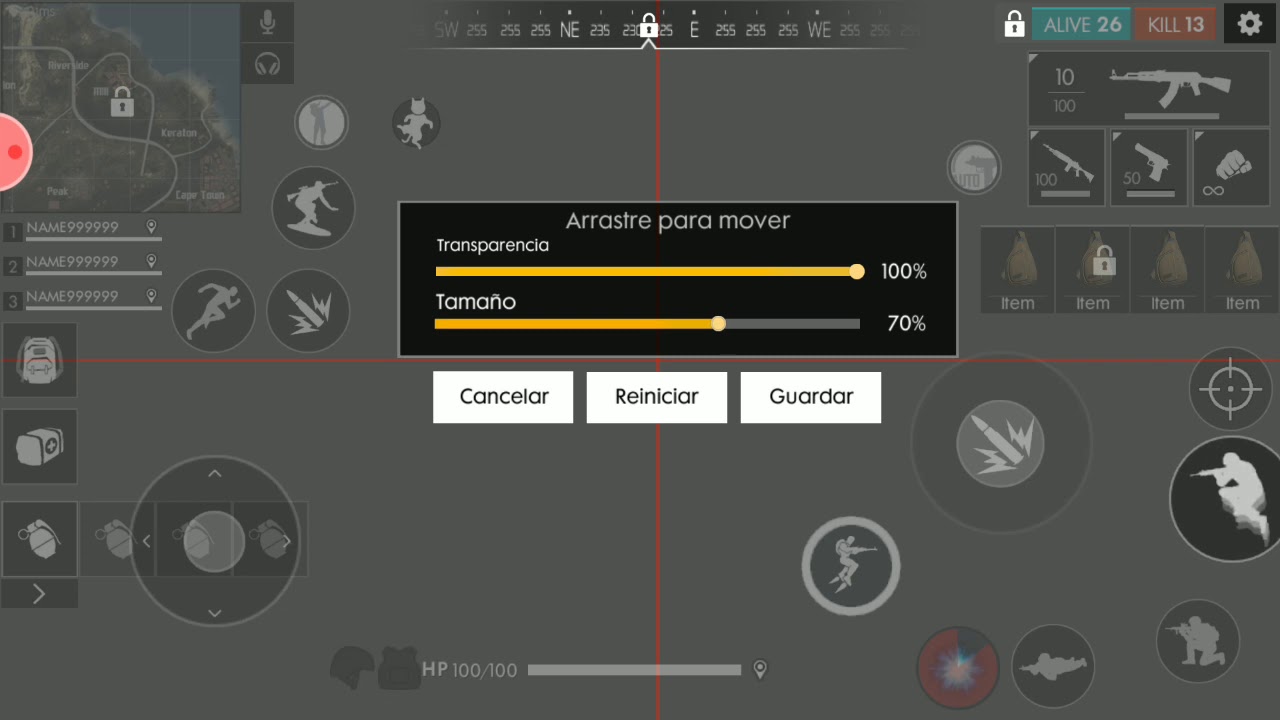 Haciendo mis nuevos controles de free fire 🙂 - YouTube