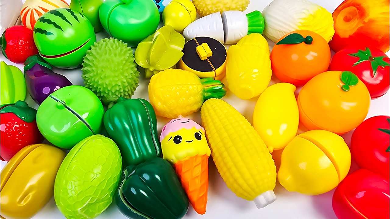 Oddly Satisfying Video-How to Cutting New Wooden Fruits and Vegetables ...