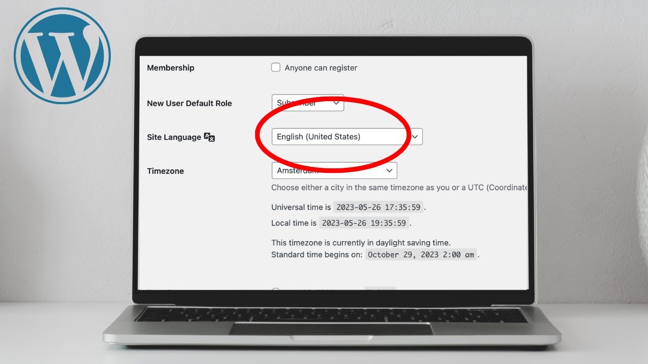 How To Change Wordpress Dashboard Language YouTube How To Change Wordpress Dashboard Language YouTube