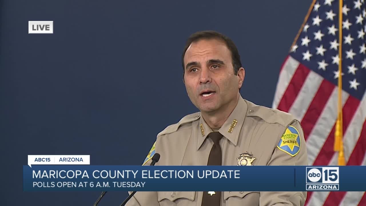Maricopa County Sheriff Paul Penzone discusses election security - YouTube