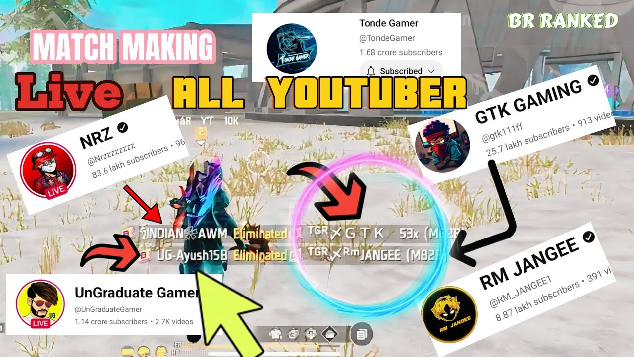 Bye Bye 2024 _ BR RANKED MATCH MAKING AYUSH BHAI GTK BHAI RM JANGEE NST ...