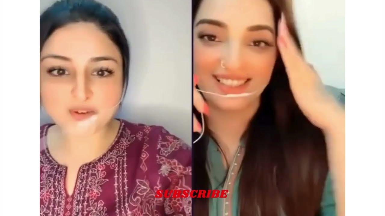 Saba Shah Vs Sumbal Malik Funny punishment | Challenge Pak Match | TIKTOK live Dangerous Match ...