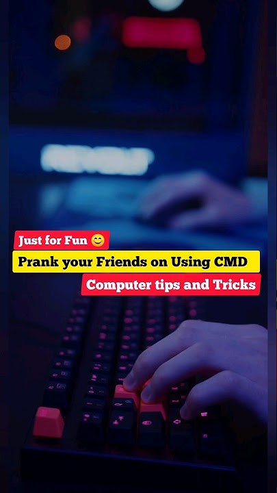 Prank your friends on Using CMD || how to prank your friends on cmd # ...