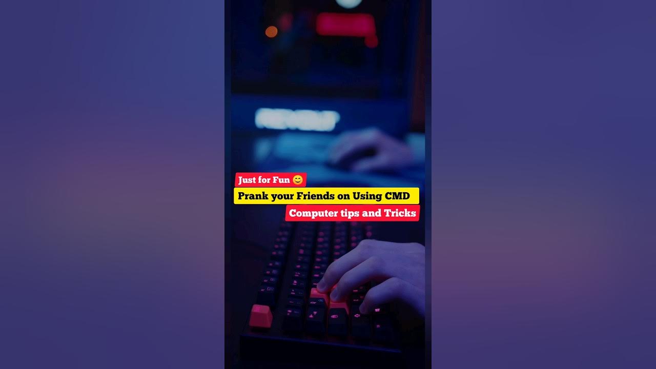 Prank your friends on Using CMD || how to prank your friends on cmd #shorts #cmd #prank - YouTube