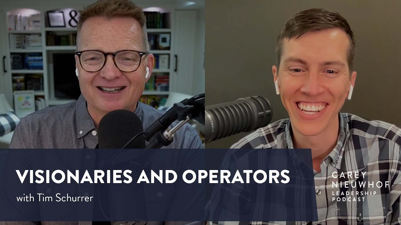 Tim Schurrer on Visionaries and Operators - YouTube