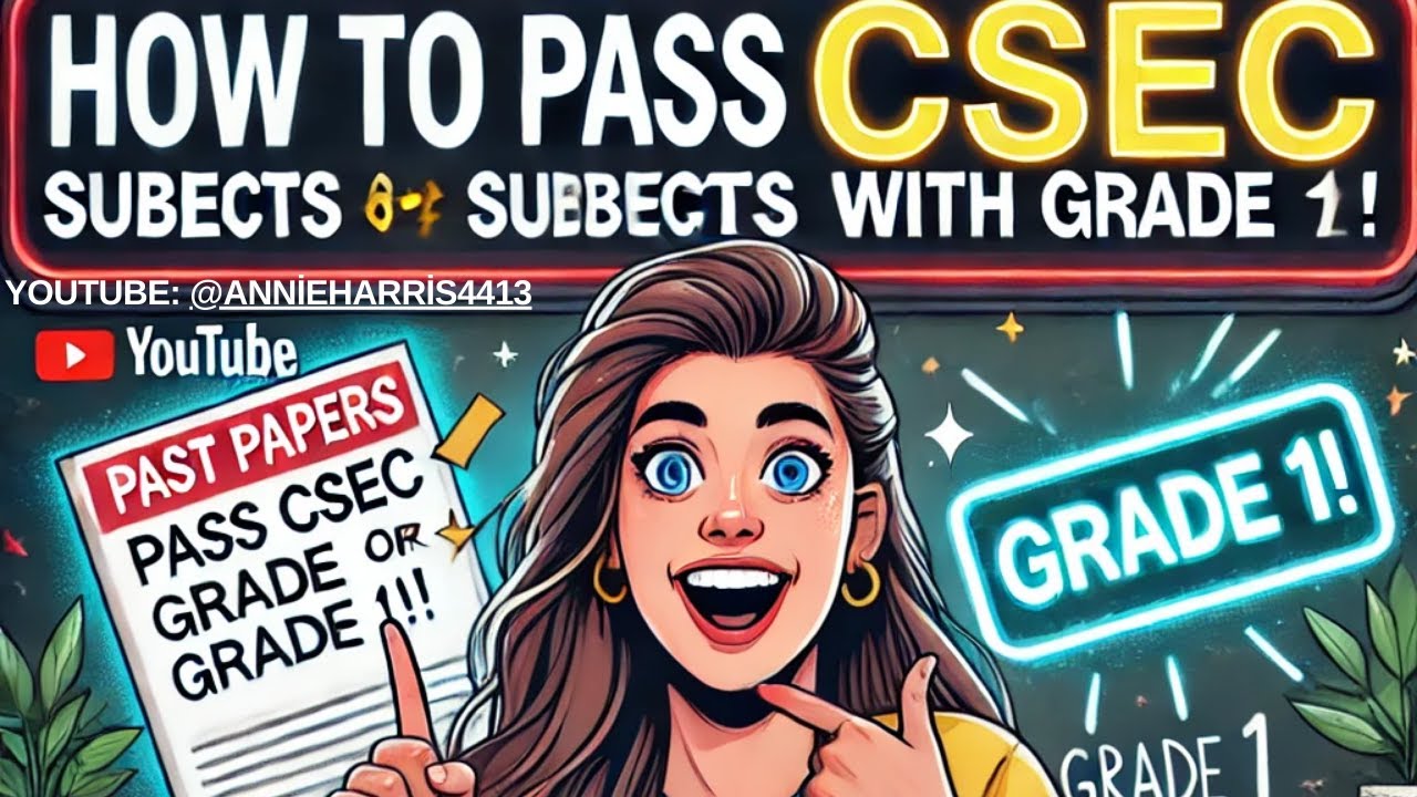 How to Pass 6+ CSEC Subjects with Grade 1 or 2! Study Tips & Exam Hacks ...