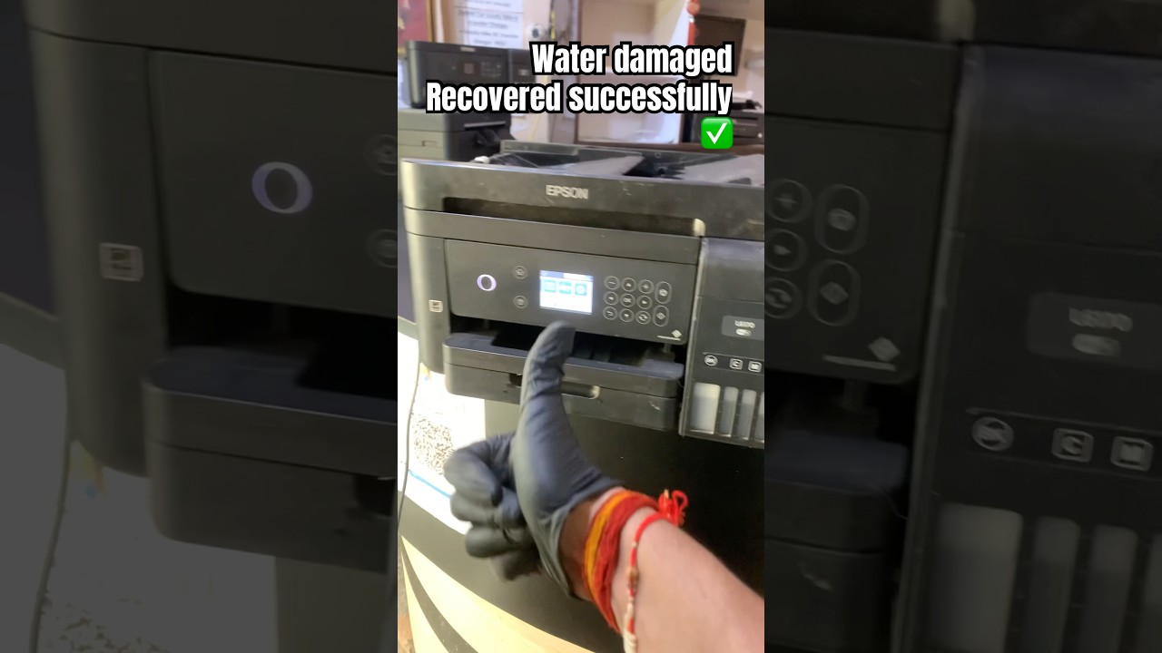 Epson water damaged printer repair 🧑‍🔧 #epson #hp #canon #printer # ...