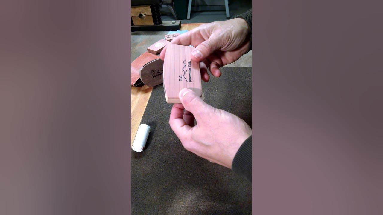 Scratch box turkey calls by T.C. Mountain Calls - YouTube