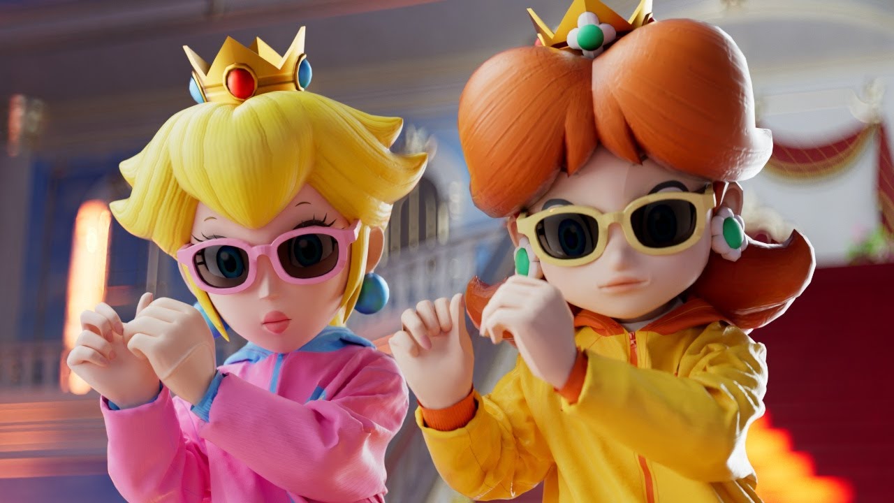 Peach And Daisy Doing It 4270