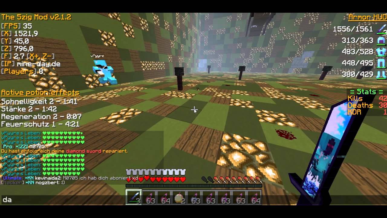 1vs1 on Mineday | M0705 - YouTube