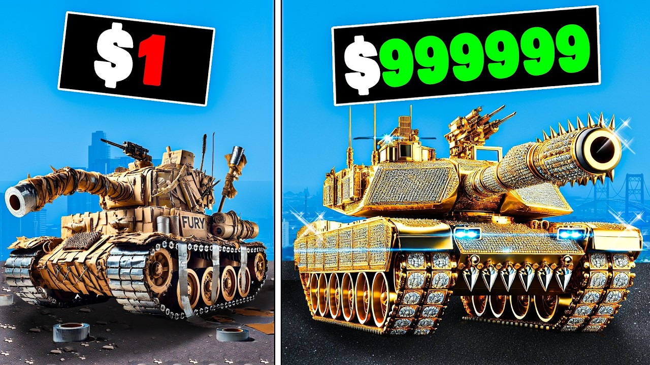 $1 to $1,000,000 Tanks in GTA 5 - YouTube