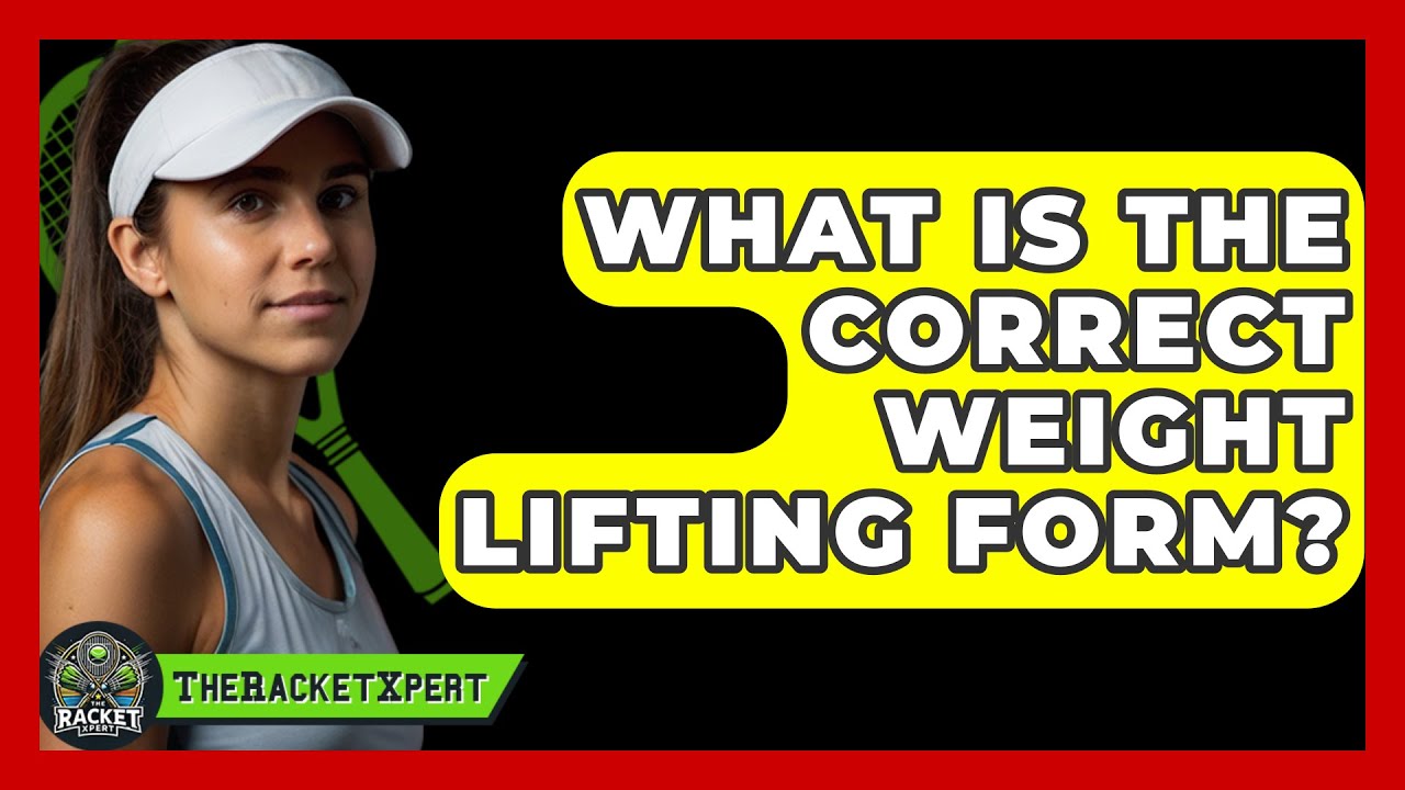 What Is The Correct Weight Lifting Form? - The Racket Xpert - YouTube