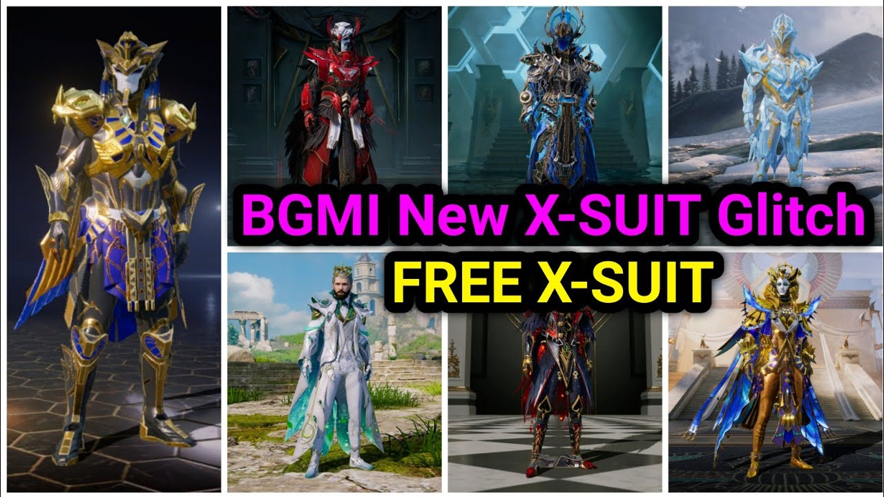 BGMI New X-SUIT Glitch - FREE X-SUIT with Kill Message Glitch - Step by ...