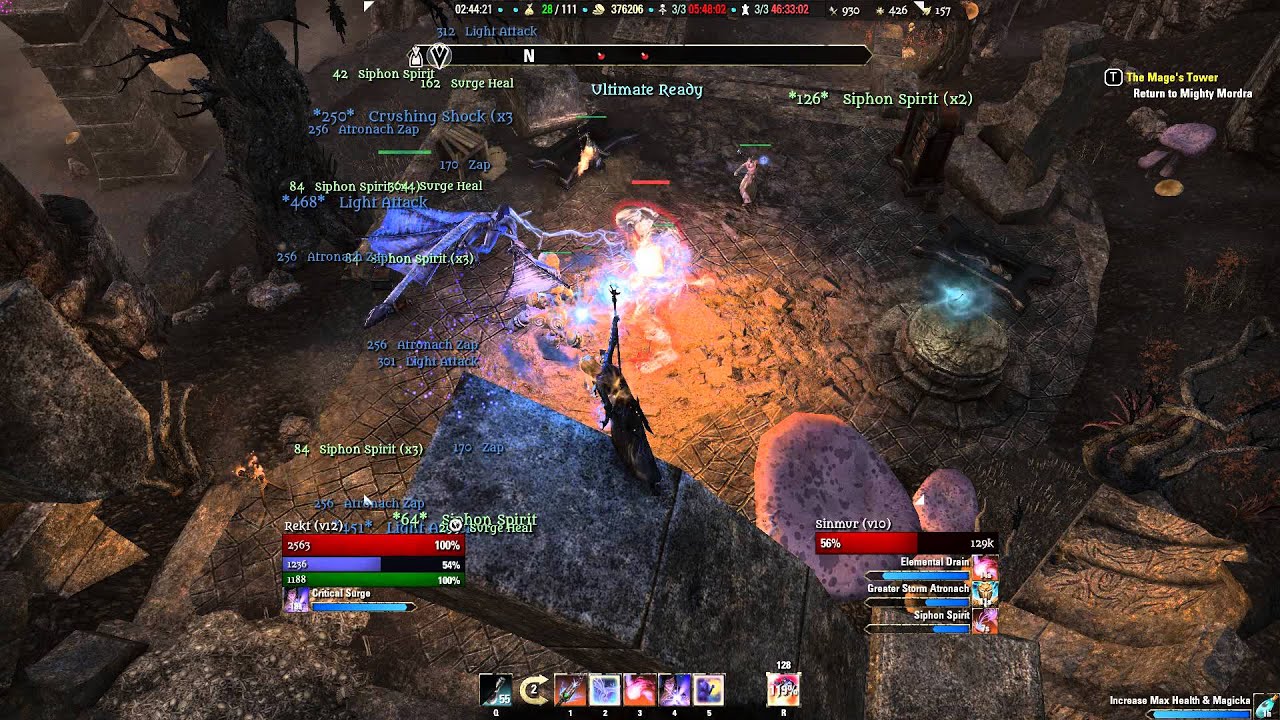 ESO - VR12 Sorcerer +1k sustained single target DPS - YouTube