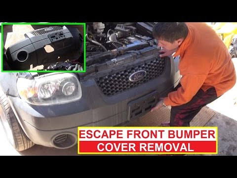 How to Remove and Replace the Front Bumper Cover on Ford Escape 2001 - 2007
