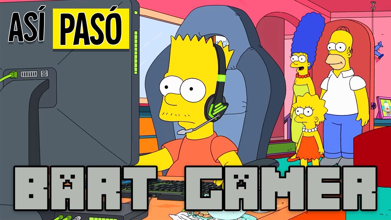 BART GAMER - HOMERO INFLUENCER | LOS SIMPSONS | RESUMEN EN 13 MINUTOS ...