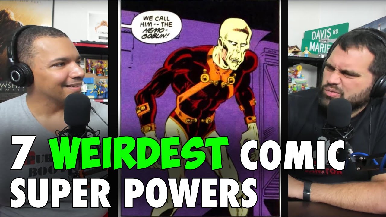 7 Weirdest Characters Super Powers in Comics! - YouTube