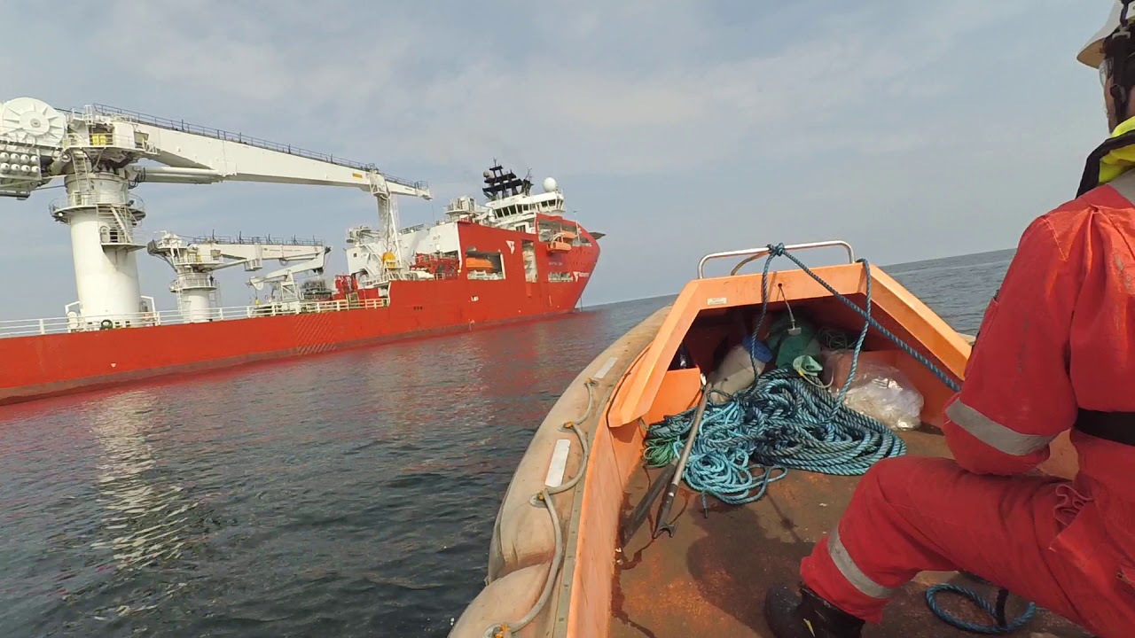 Turning the Fast Rescue Boat During High Speed for DSV Deep Discoverer ...