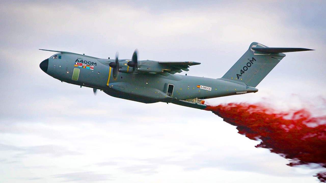 A400M Fire Fighter demo test - Airbus / Ejército del Aire y del Espacio ...