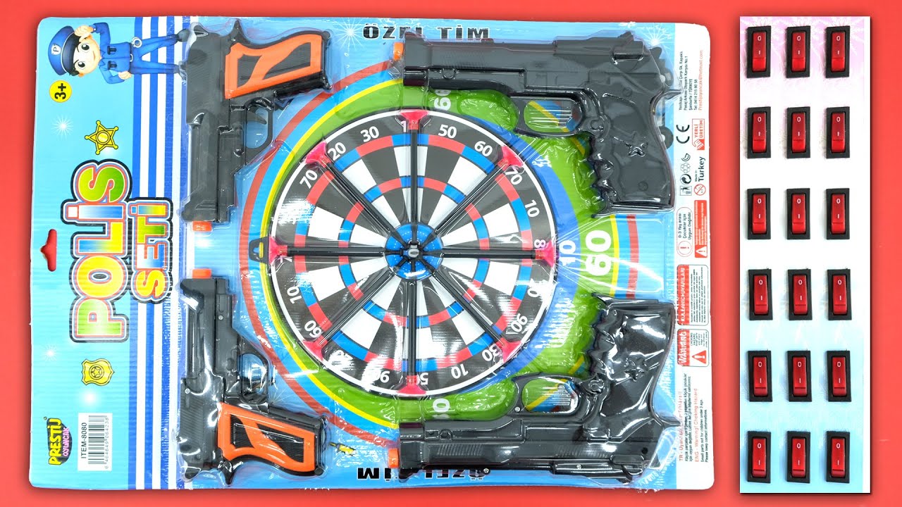 Unboxing Toy Gun Set Review ASMR! - YouTube