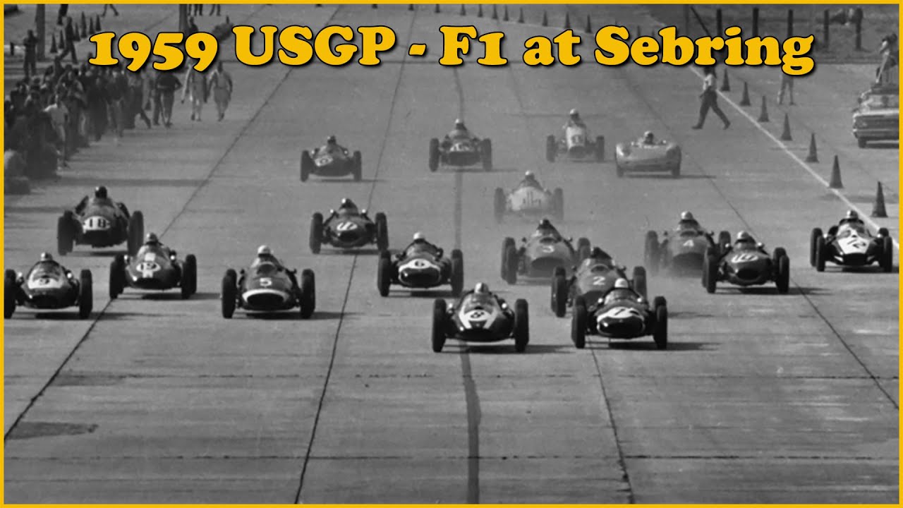 1959 USGP (Amateur Film) - F1 at Sebring (no original sound) - YouTube