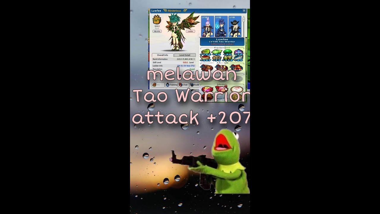LostSagaExotic- Melawan Tao Warrior lvl100 attack +207 - YouTube