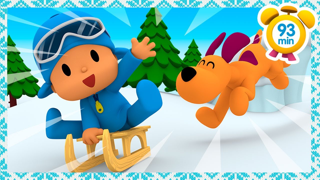 🛷 POCOYO in ENGLISH - Sleigh Ride [93 min] | Full Episodes | VIDEOS and ...