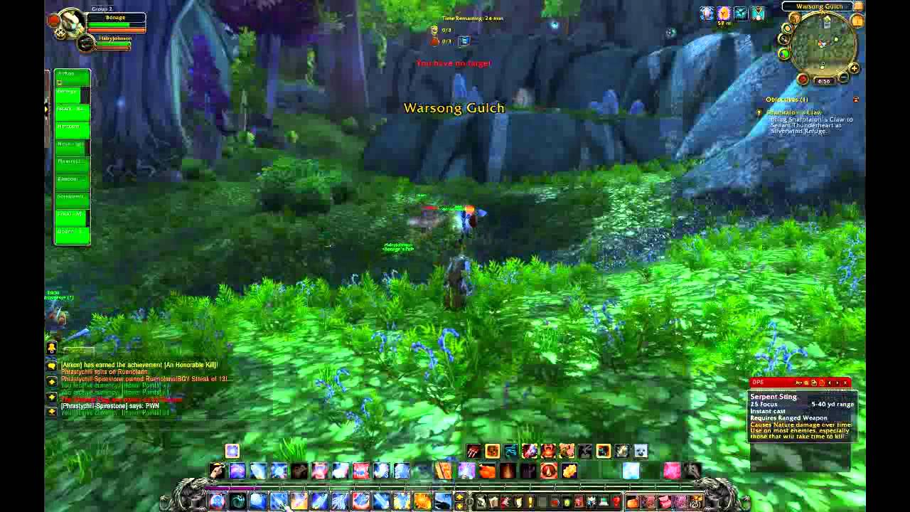 Level 20 Hunter Trial Twink in WSG - YouTube
