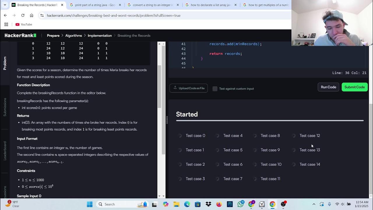 learning how to code day 7/365| hackerRank - YouTube