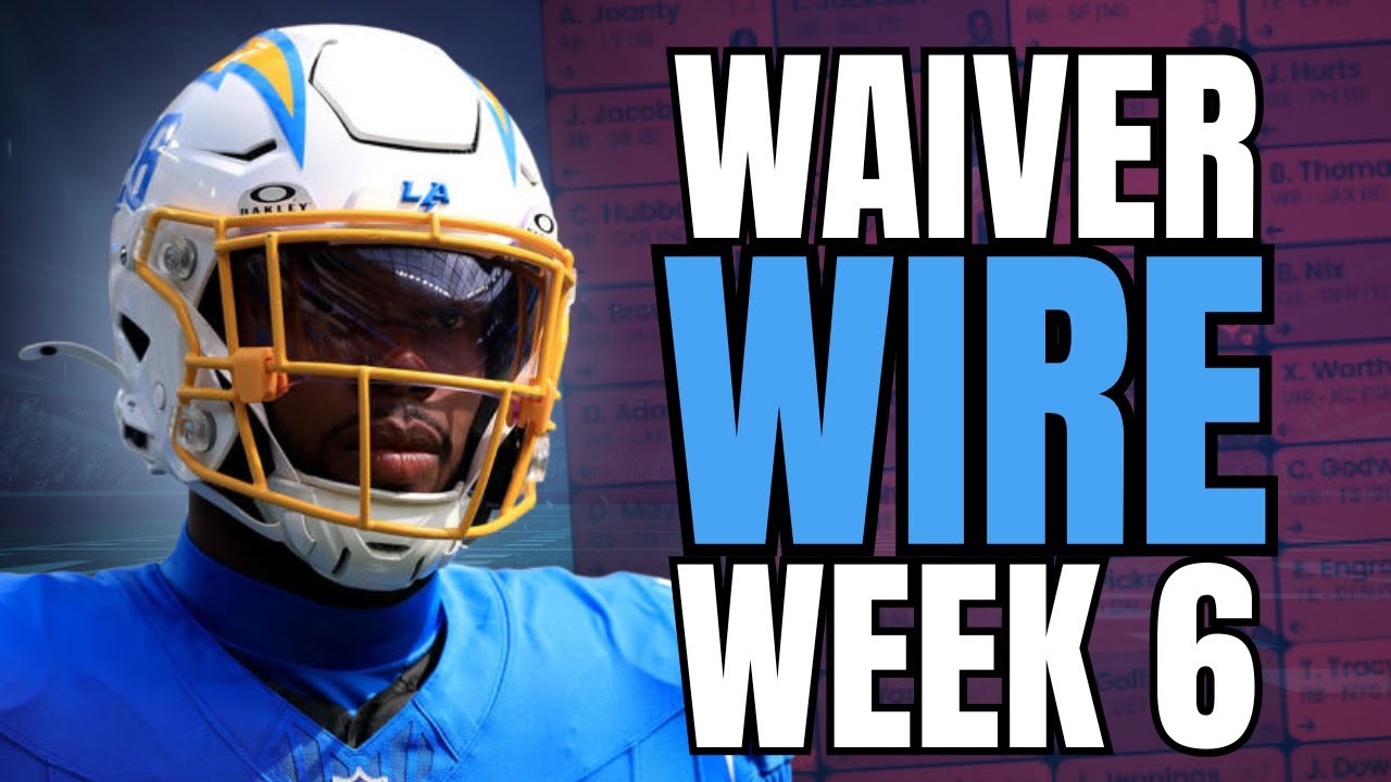 Week 6 Waiver Wire Gems To Help Your Fantasy Football Team Survive ...