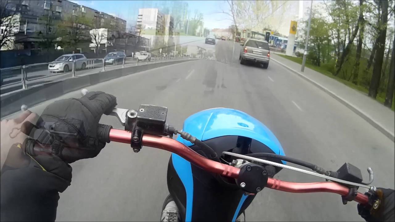 Gilera Runner 172cc stunt - YouTube