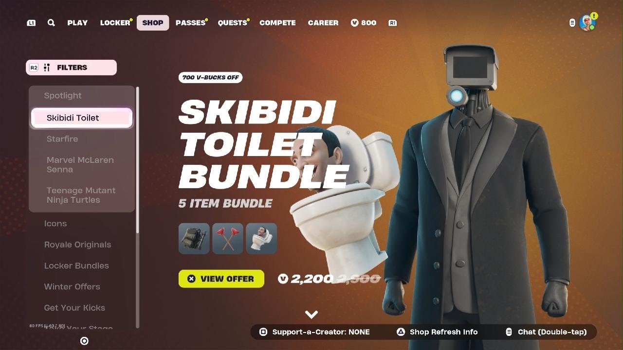 Fortnite Item Shop|December 18, 2024(*New* Skibidi Toilet Bundle ...