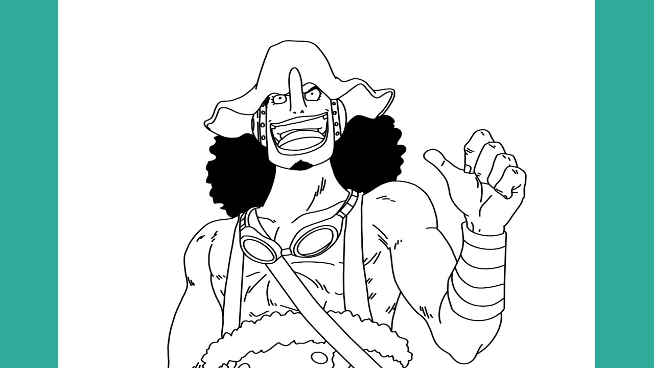 HOW TO DRAW USOPP - ONE PIECE - YouTube