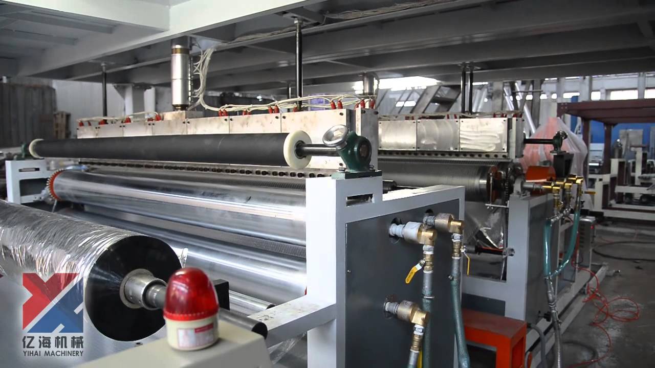 Full automatic air bubble wrap machine - YouTube