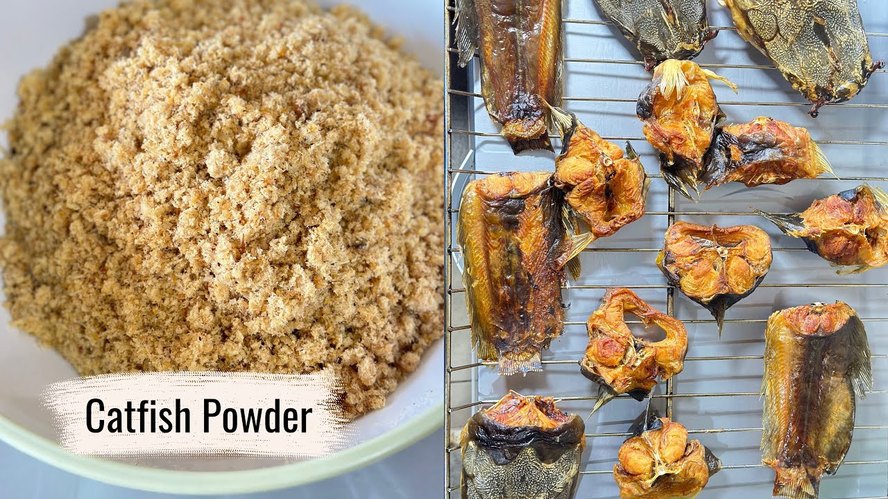 How to make CATFISH POWDER at home. Take your meals from 0 to 100 😋 ...