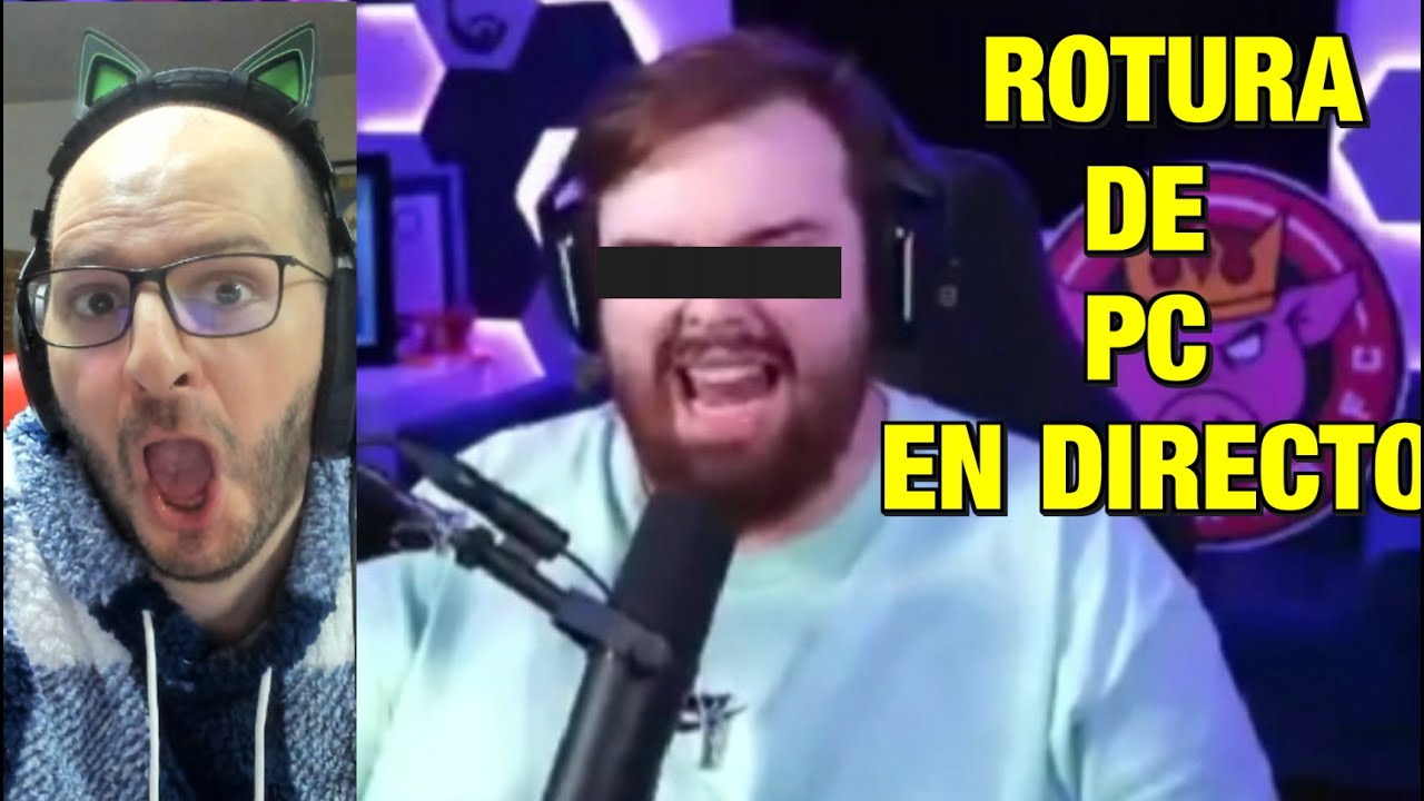 EL PC DE IBAI DE 30 MIL€ SE LE ROMPE EN DIRECTO JUGANDO FORTNITE ...