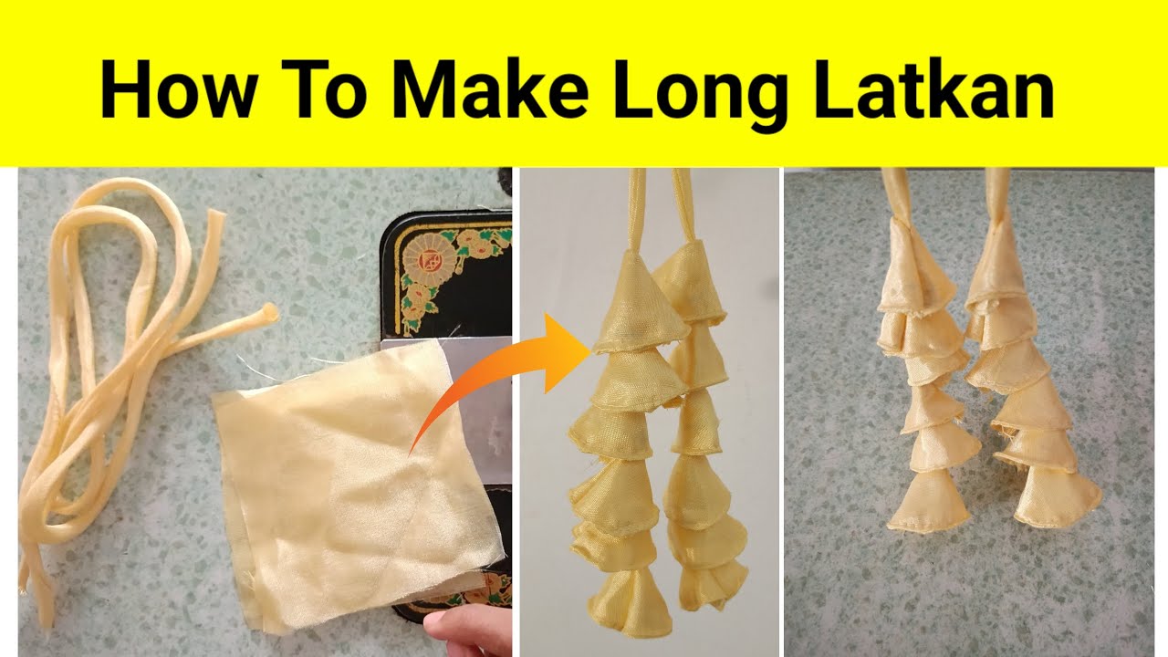 How To Make Long Latkan | Long Latkan Kaise Banaye @creative_safa - YouTube