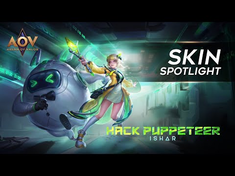 Ishar Hack Puppeteer Skin Spotlight - Garena AOV (Arena of Valor) - YouTube