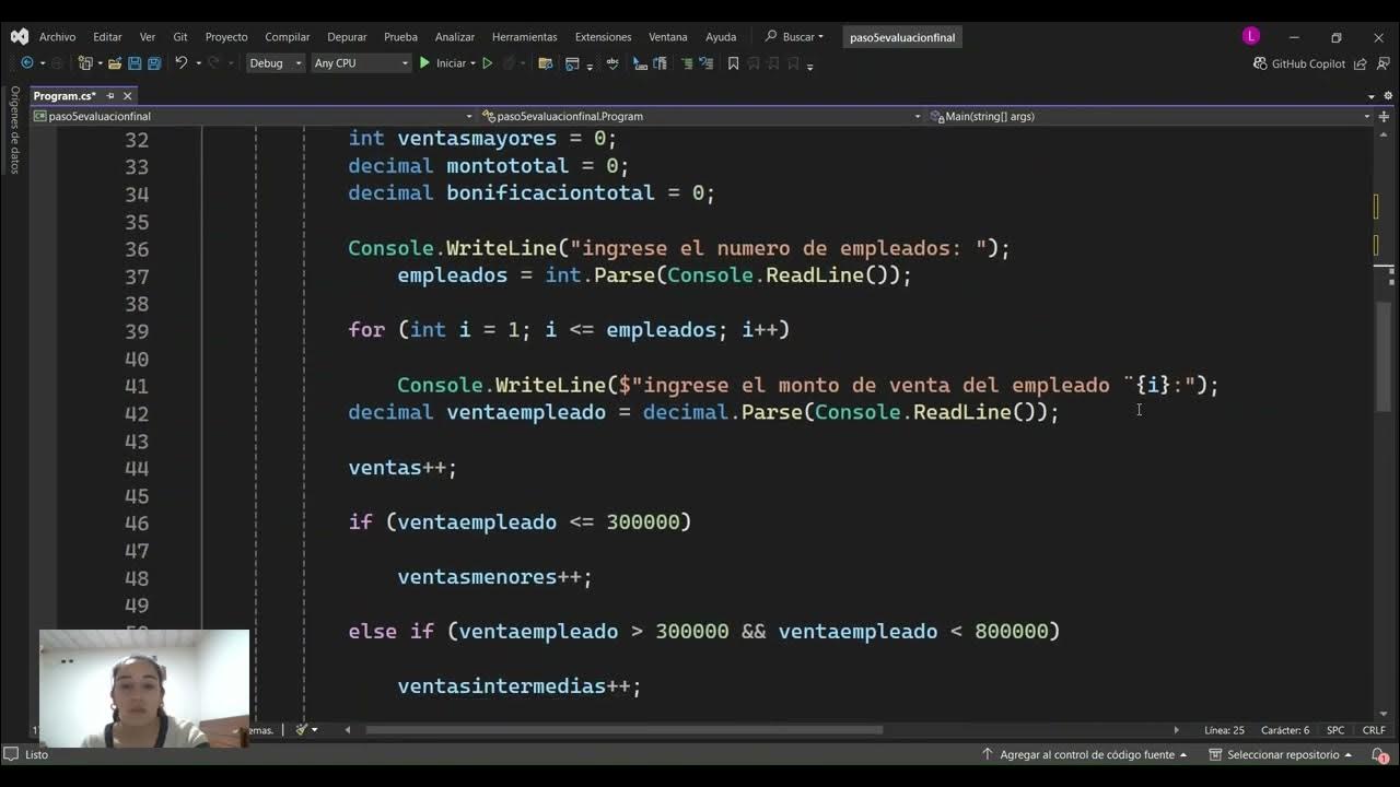 explicacion ejercicio 2 funfamentos de programacion evaluacion final 5 - YouTube