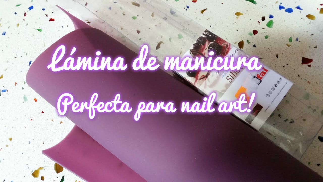 Lamina de manicura. Trucos nail art - YouTube