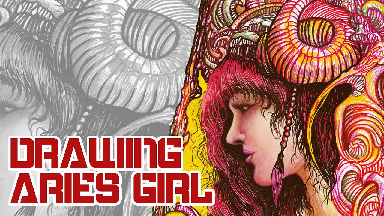 Drawing Aries Girl Youtube
