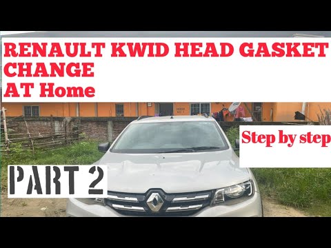 kwid head gasket change at home// install updated timing chain Last ...